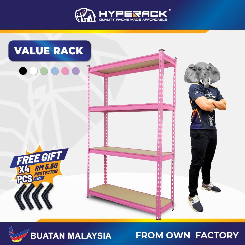 🔥HYPERACK ™️ [Ready Stock] Value Rack Pink Boltless Rack 4 Levels ...