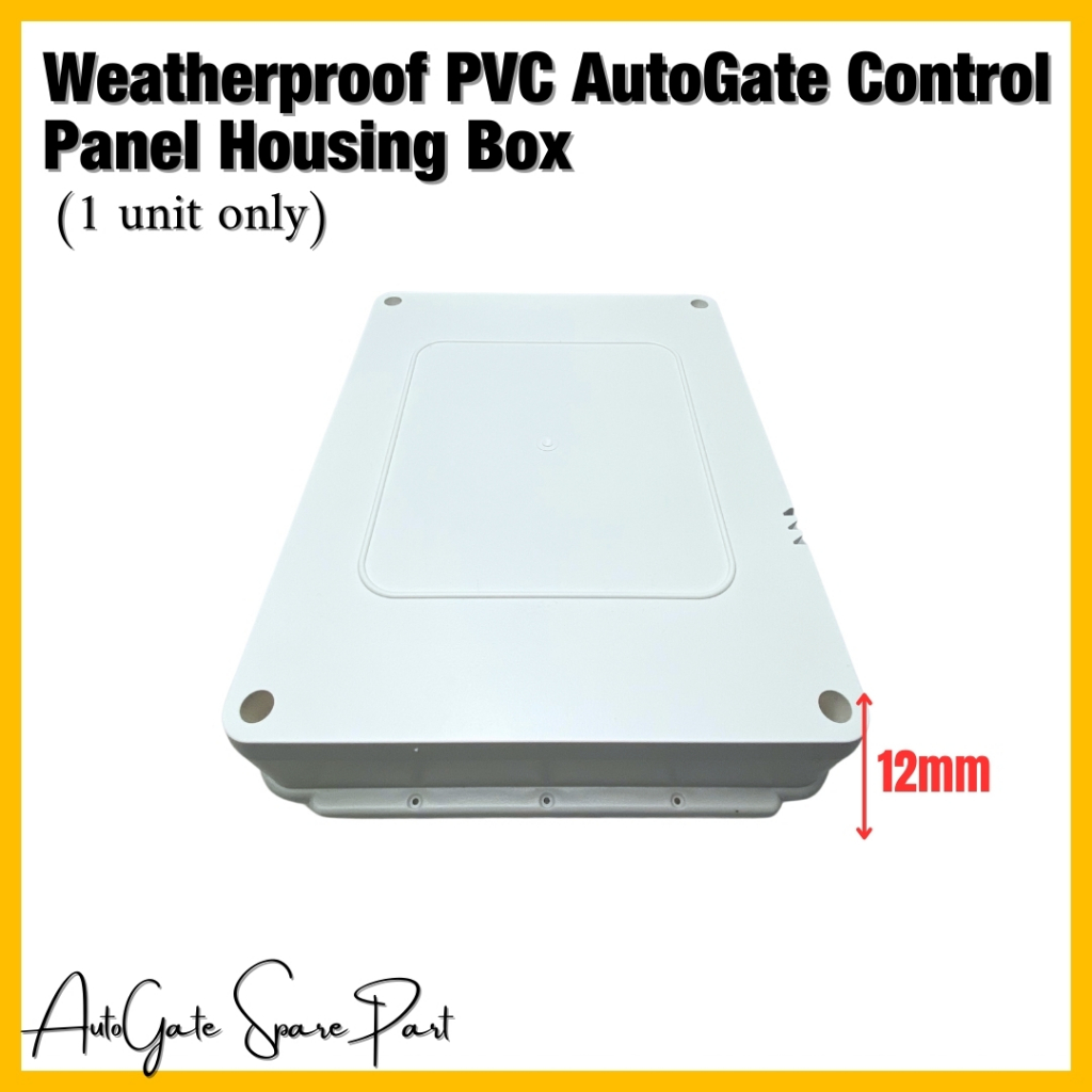 Hus AutoGate Outdoor Weatherproof PVC Auto Gate Panel Housing Box x 1 ...