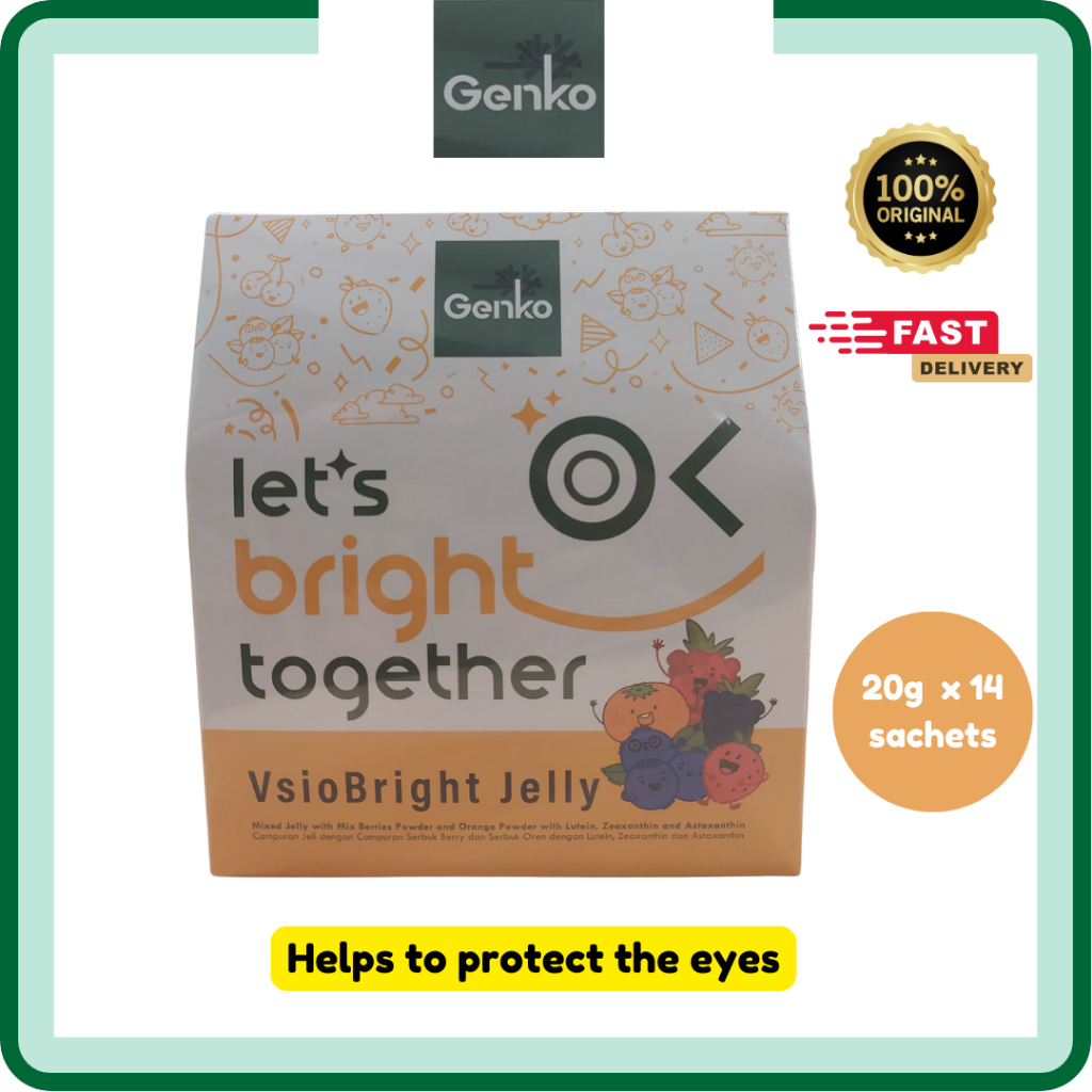 Genko VsioBright Jelly | 20g x 14 sachets | EXP: 02/26 | Mixed Jelly ...