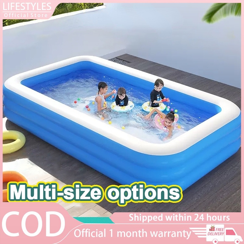 Swim Pool Big Inflatable Swimming Pool Indoor Outdoor Swim Pool Kids ...