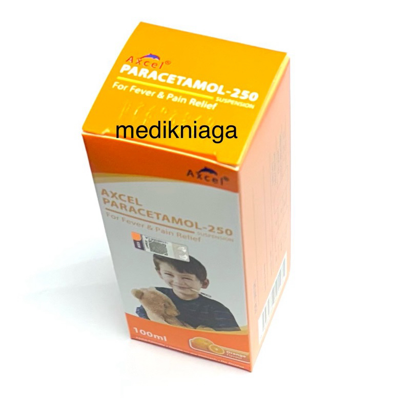 Axcell Paracetamol-250 100ml suspension expire 06/2027 | Shopee Malaysia