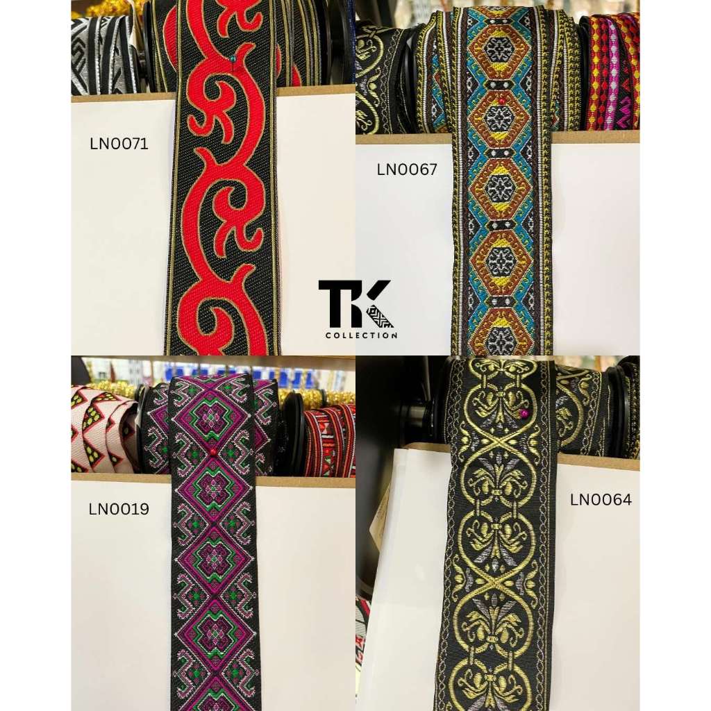 (1METER) LACE FOR TRADITIONAL CLOTHES LINANGKIT SABAH SARAWAK KADAZAN ...