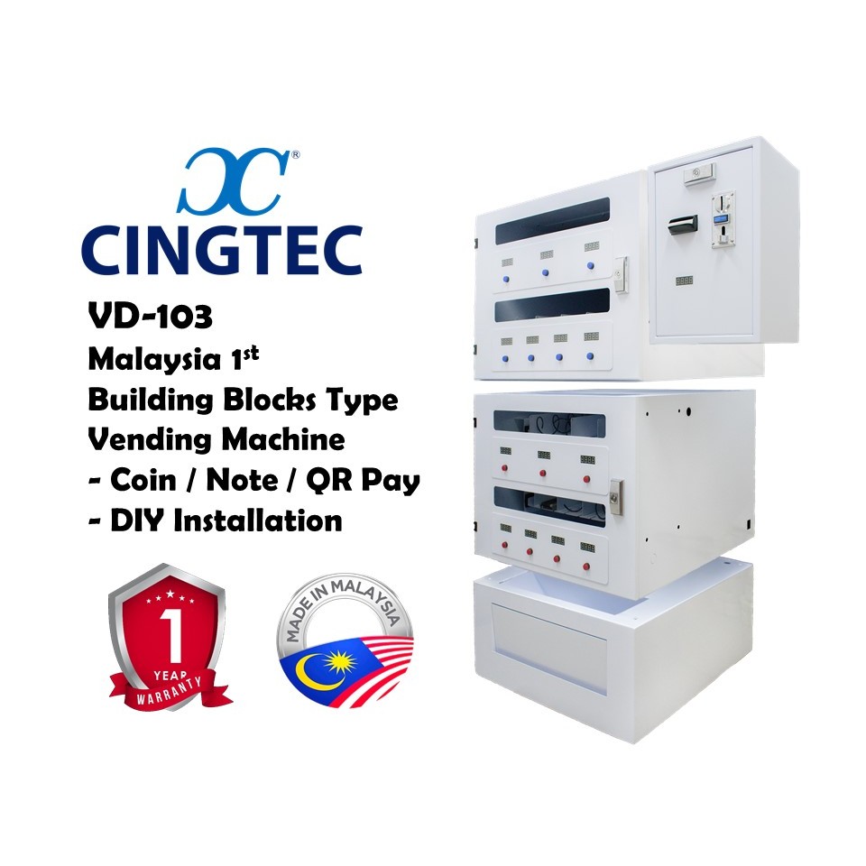 Cingtec Vending Machine Stackable Building Block Type Laundry Dobi ...