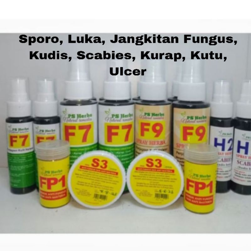 PS HERBS UBAT KUCING SPORO, F7, F9, S3, SERBUK FP1, H2 UNTUK KUDIS ...