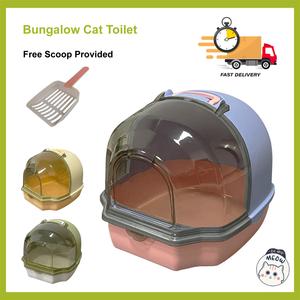 Litter Box Besar | Toilet kucing | Bekas Pasir Kucing Besar | Toilet ...
