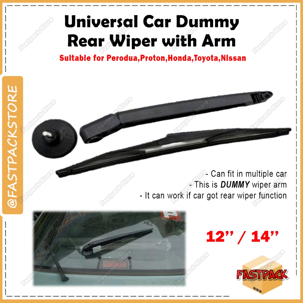 Universal 12 inches 14 inchers Dummy GSR Car Rear Wiper With Arm ...