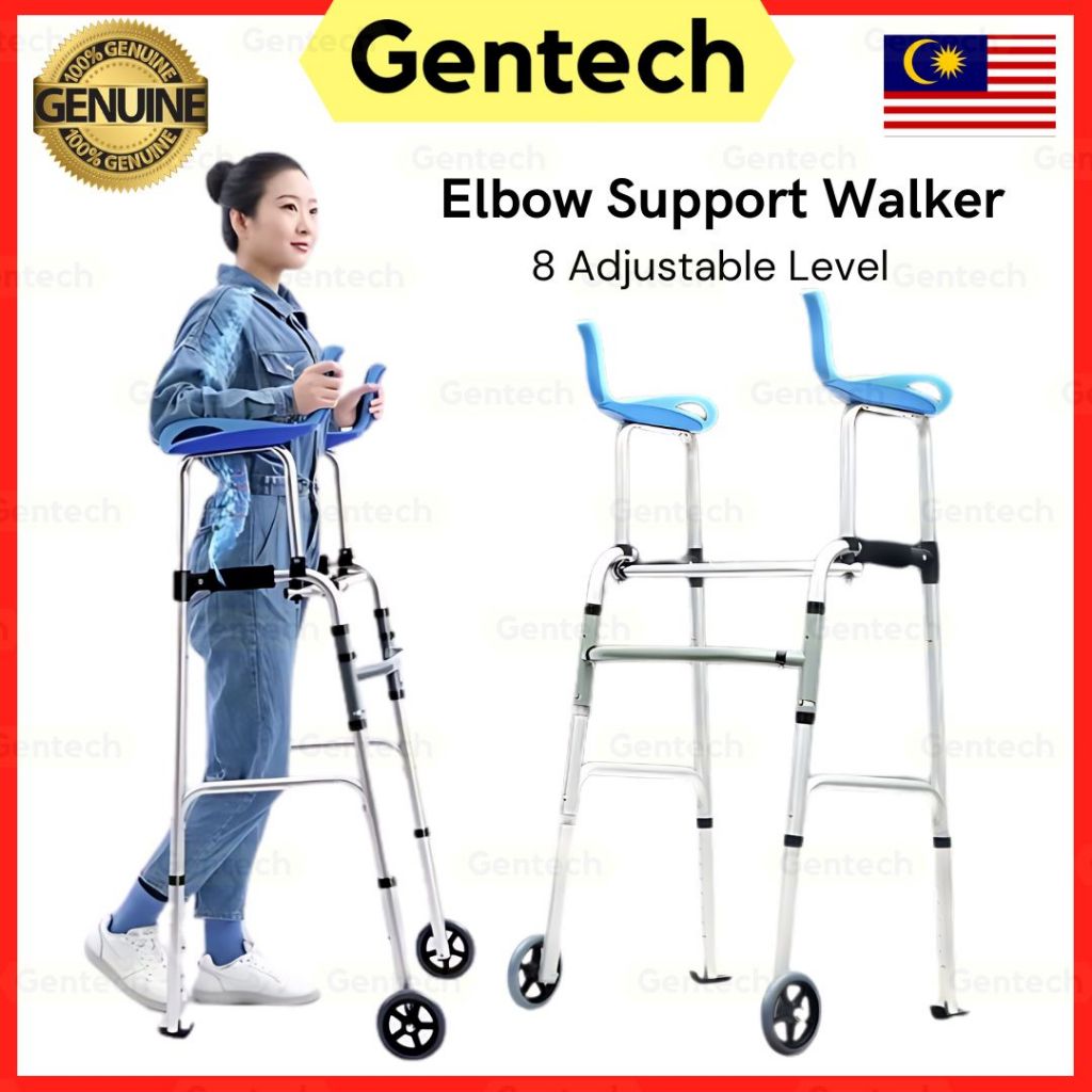 Folding Aluminum Forearm Walker / Elbow Support Walker/ Walking Frame ...