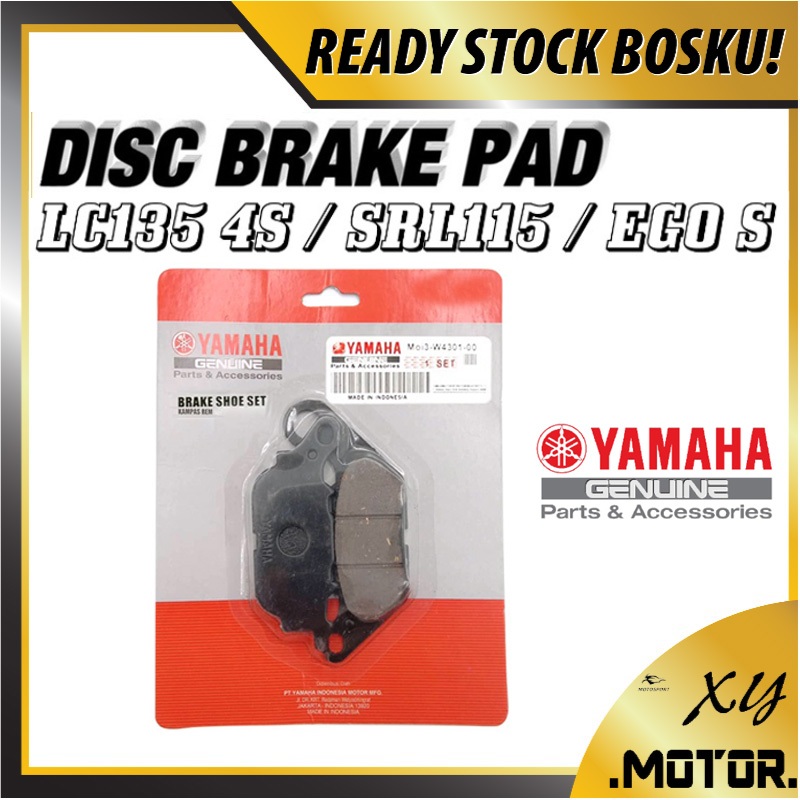 LC 4S LC135 4 SPEED LC4S EGO-S SRL115 LAGENDA115 DISC PAD DEPAN BRAKE ...