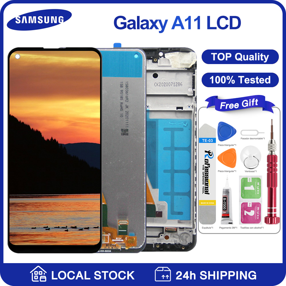 Original LCD With Frame For Samsung Galaxy A11 A115 A115F/DS A115F ...