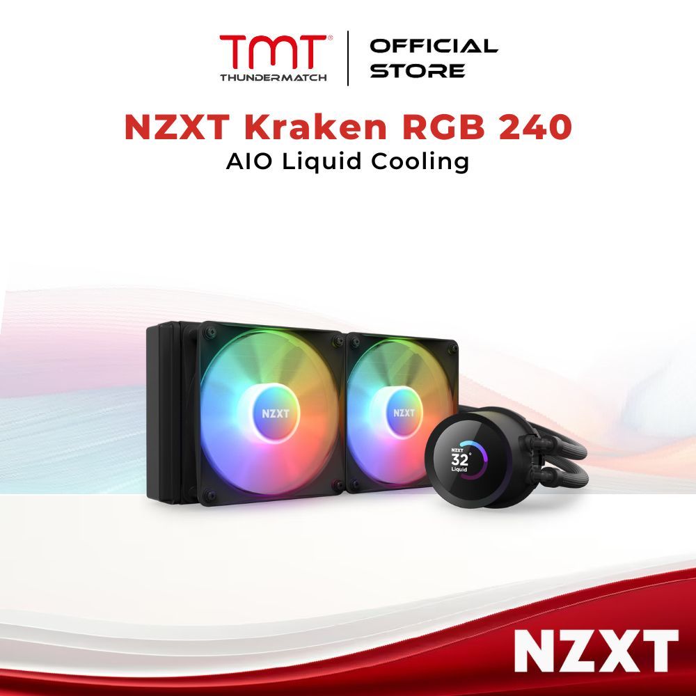 NZXT Kraken RGB 240 AIO Liquid Cooling | Shopee Malaysia