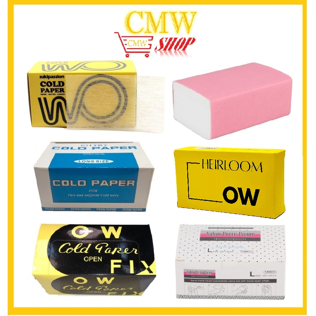 OW FIX / CITYBY / HEIRLOOM OW cold wave paper /Disposable Professional ...