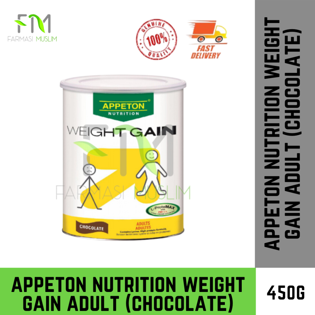 Appeton Nutrition Weight Gain Adult- Chocolate 900g | Shopee Malaysia