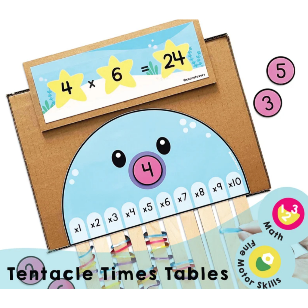 PDF] 110- Octopus Multiplication Up to 10 - Math Game Activity ...