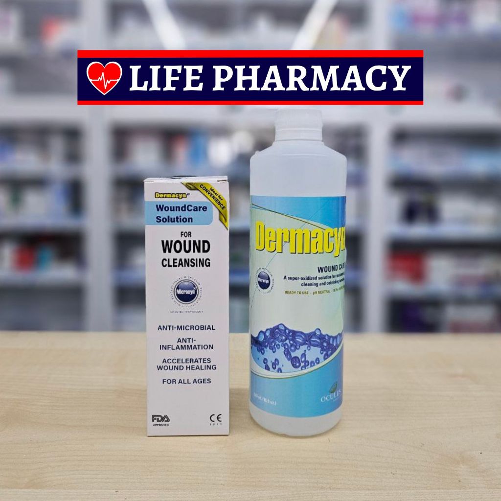 Dermacyn Wound Care Solution (100ml spray / 500ml solution) | Shopee ...