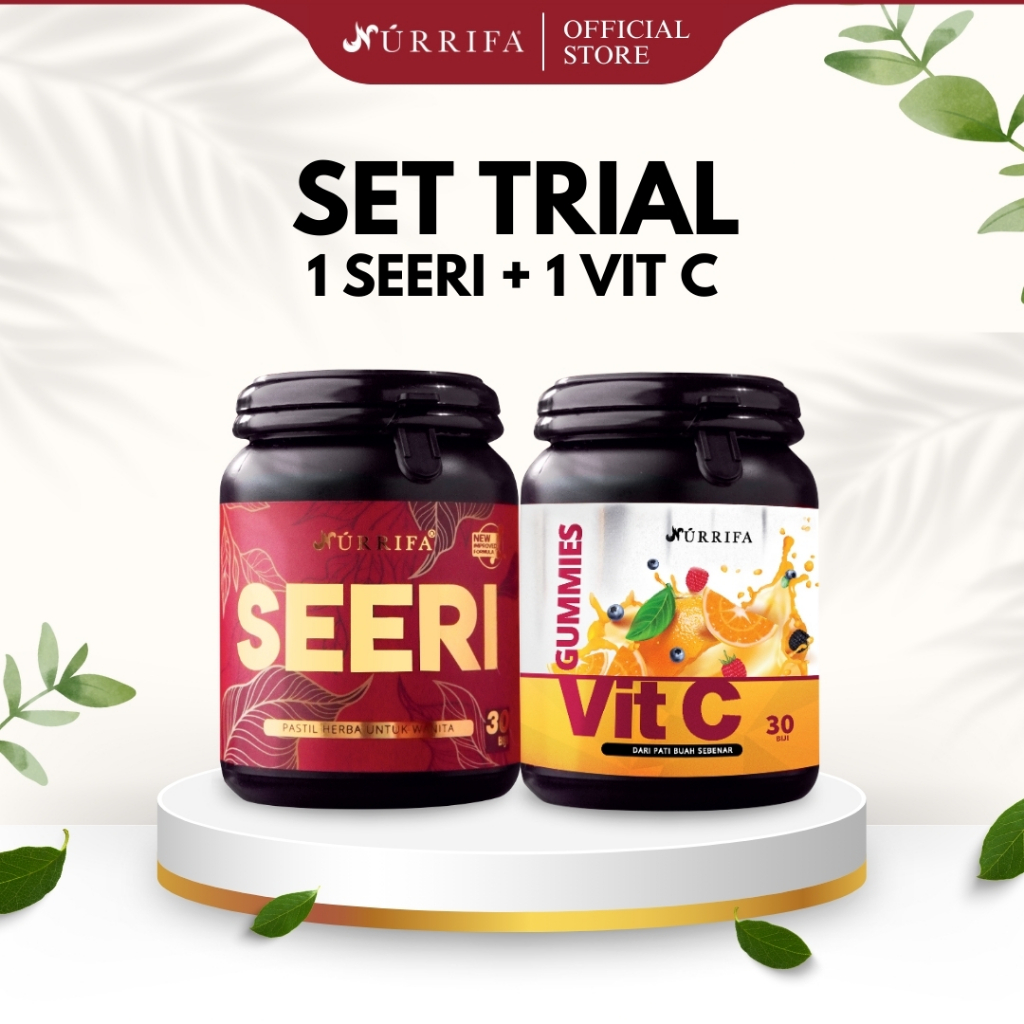 Nurrifa Set Trial Jamu Seeri & Vitamin C berbentuk Gummy | Shopee Malaysia