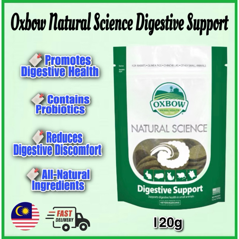 Oxbow Natural Science Digestive Support Suplemen Penghadaman Arnab ...