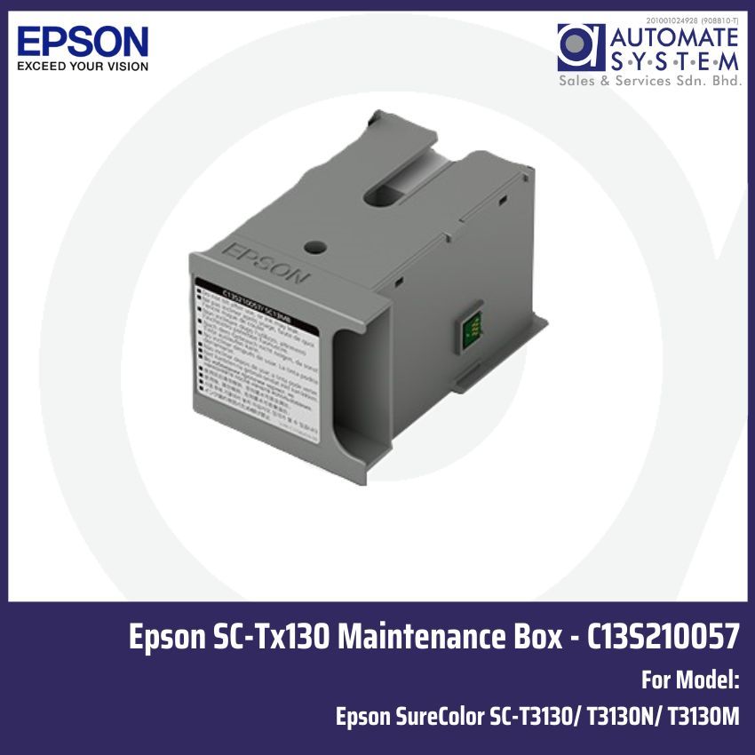 EPSON Maintenance Box For SC-T3130 / T3130N / T3130M / F530 ...