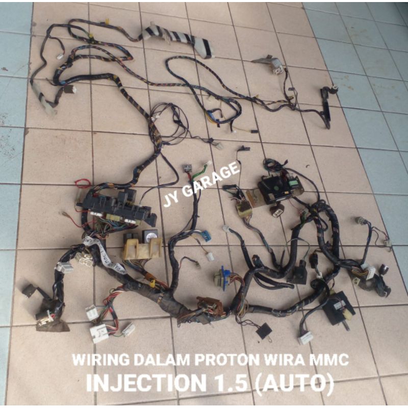 WIRING DALAM COMPLETE FUSE BOX PROTON WIRA 1.5 MMC AUTO INJECTION POWER ...