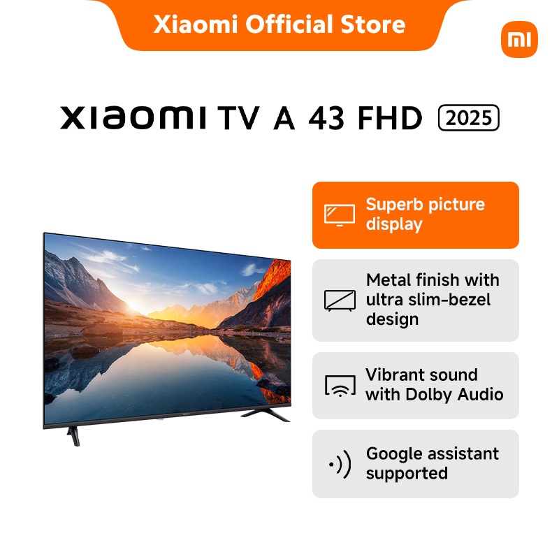Xiaomi TV A Series 2025 43 FHD&55 4K HDR display/Dolby Audio™️/Google ...