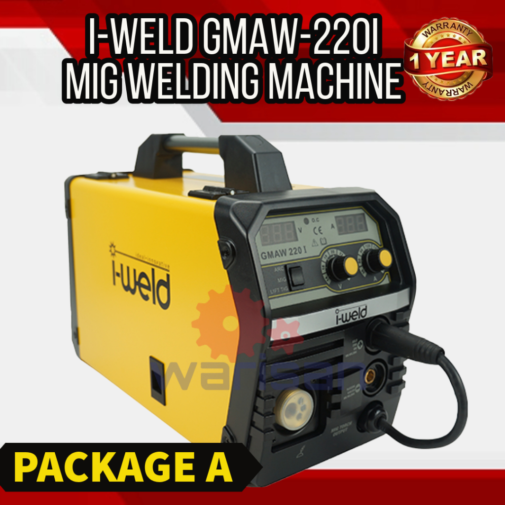 I-WELD GMAW-220i MIG WELDING MACHINE PACKAGE A| **PLEASE MAKE ONE ORDER PER CHECK OUT TO PREVENT ...