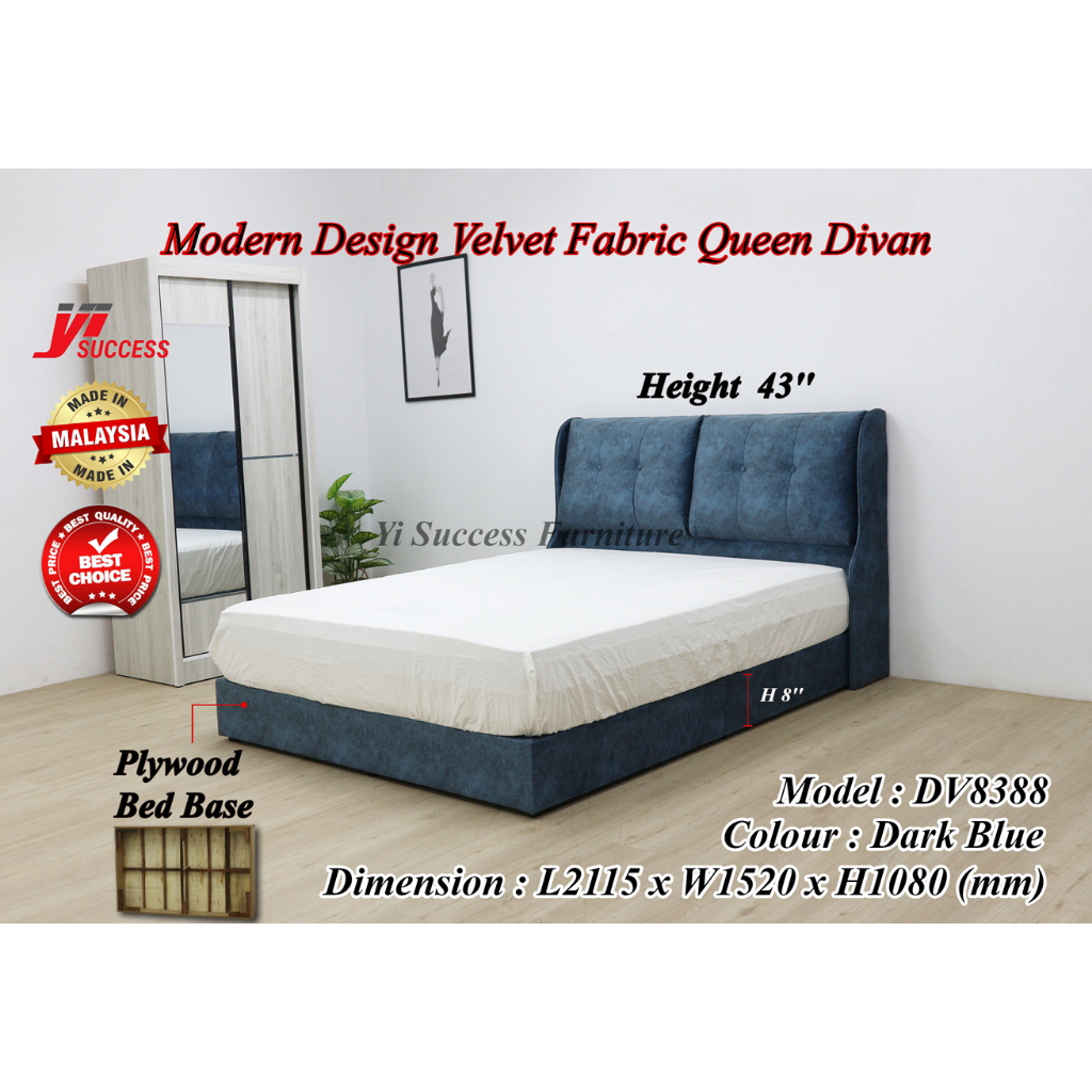 Yi Success Modern Style Queen Divan Bed Frame / Plywood Divan Box ...