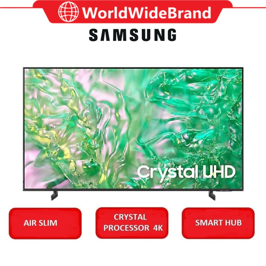 Samsung 75" Crystal UHD 4K DU8000 UA75DU8000KXXM Smart LED TV | Shopee Malaysia