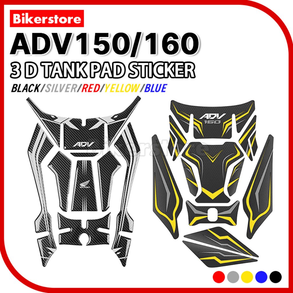 ADV150 ADV160 Tank Pad Sticker 3D Tankpad Deck Pad Fuel Tank Stickers ...