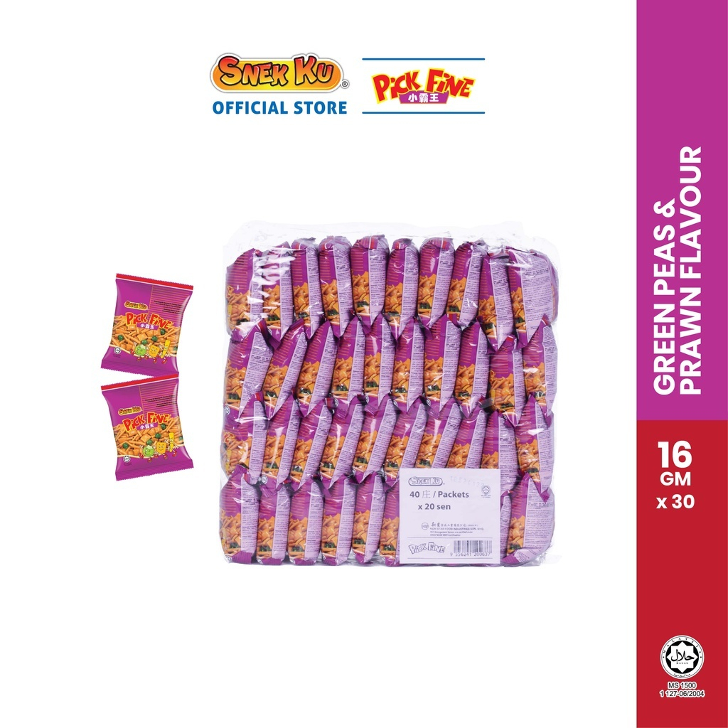 ( SNEK KU ) PICK FINE 16G X 30 PKT ( READY STOCK ) | Shopee Malaysia