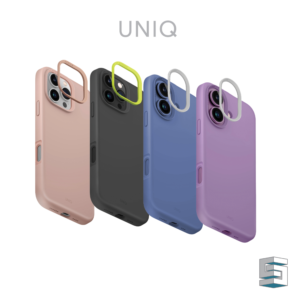 UNIQ Lino Hue Hybrid Magclick Case for iPhone 16 (6.1) /16 Pro (6.3 ...