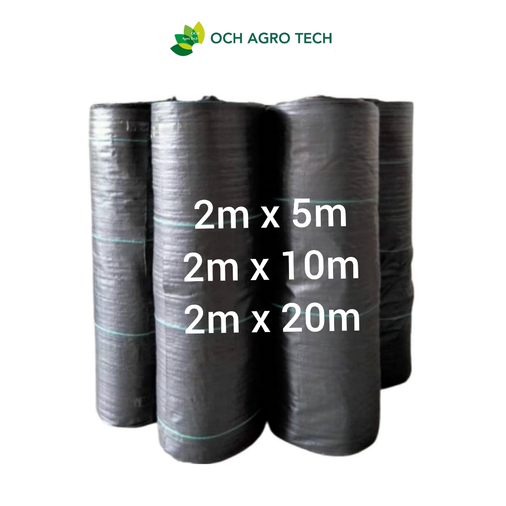 Weed Mat Weedmat Weed Control Mat 90GSM (2M X 5M / 2M X 10M / 2M X 20M ...