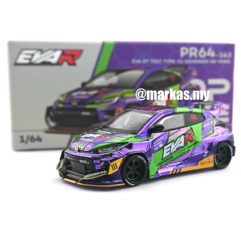 POP RACE 1/64 PR640143 EVA RT TEST TYPE-01 GOODRIDE GR YARIS | Shopee ...