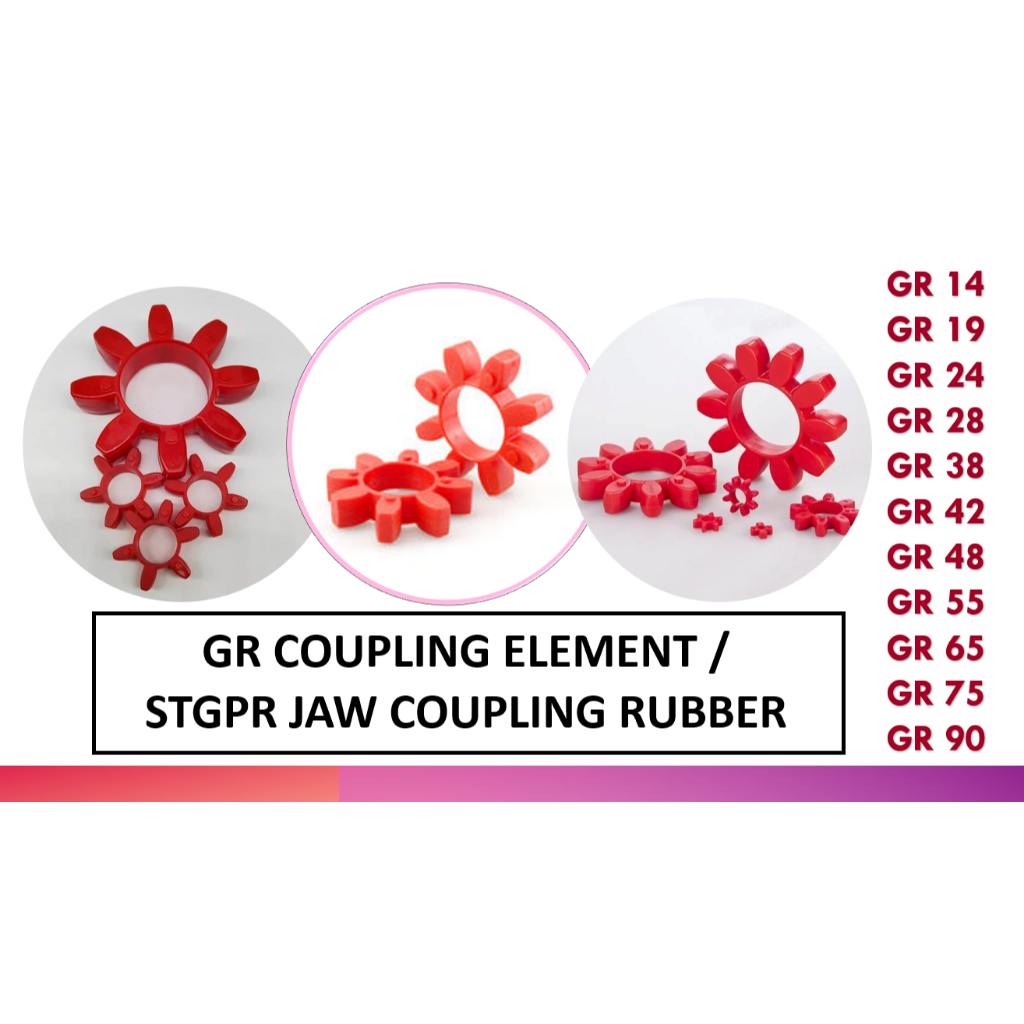 GR COUPLING ELEMENT | FLEXIBLE JAW STGPR COUPLING ELEMENT | Shopee Malaysia