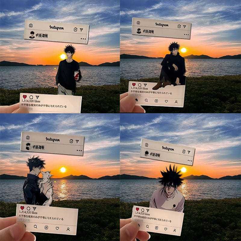 Jujutsu Kaisen Megumi Fuishiguro Anime Series IG Frame Photograph Card ...