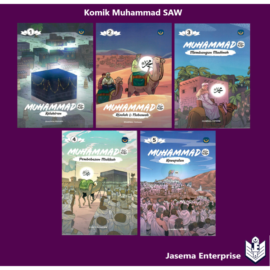 Komik Muhammad SAW Kelahiran | Risalah & Nubuwah | Membangun Madinah ...