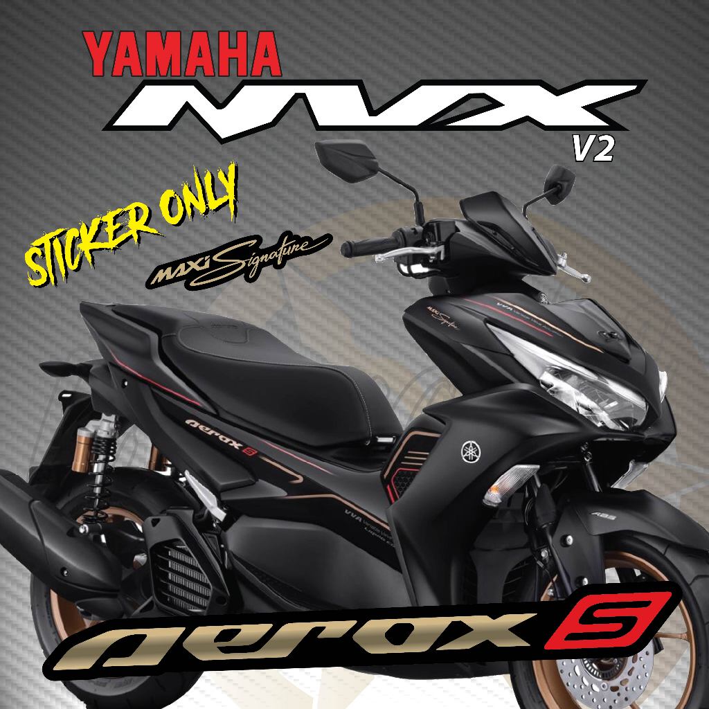 STRIPE MOTOR YAMAHA NVX / AEROX V2 ABS 155 THAILAND 2023 CUSTOM BODY ...