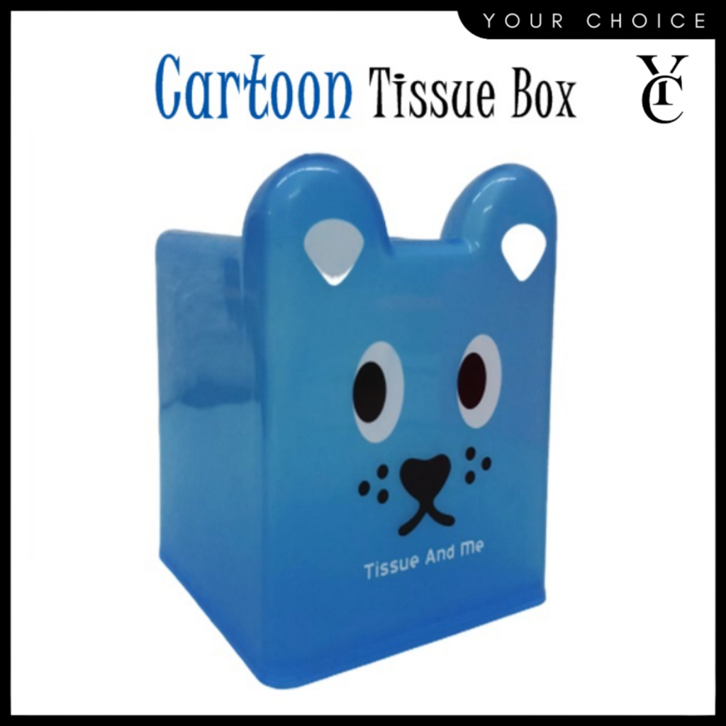 Cute Cartoon Tissue Box Square Cute Tissue Box Holder Tissue Storage ...
