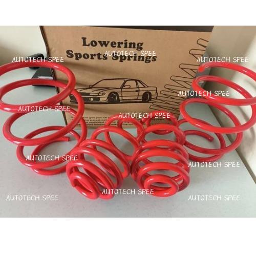 High Performance*Naza Ria 2003 - 2010 Lowered Sport Coil Spring (Red ...