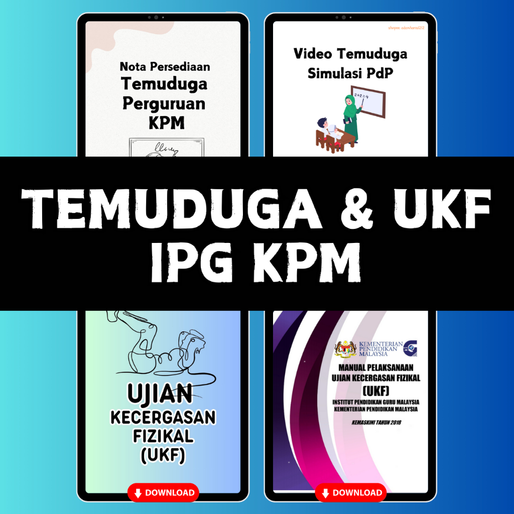 TEMUDUGA DAN UKF 2024 IPG EBOOK NOTA LENGKAP, VIDEO SIMULASI PENGAJARAN ...