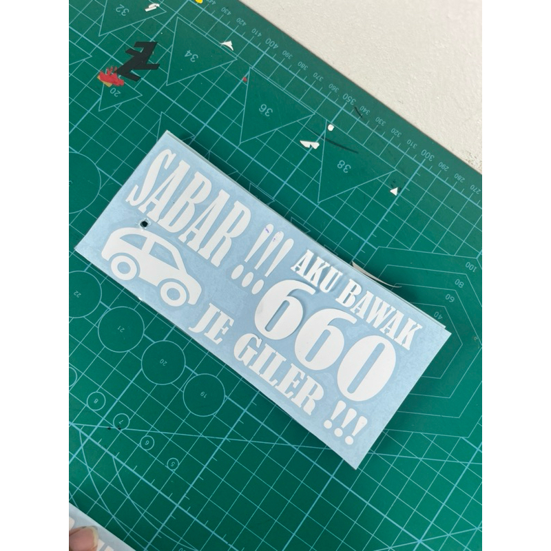 STICKER KANCIL SABAR , 660/850 JE GILER | Shopee Malaysia