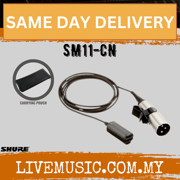 Shure SM11-CN Dynamic Lavalier Microphone ( SM11CN / SM11 CN ) | Shopee ...