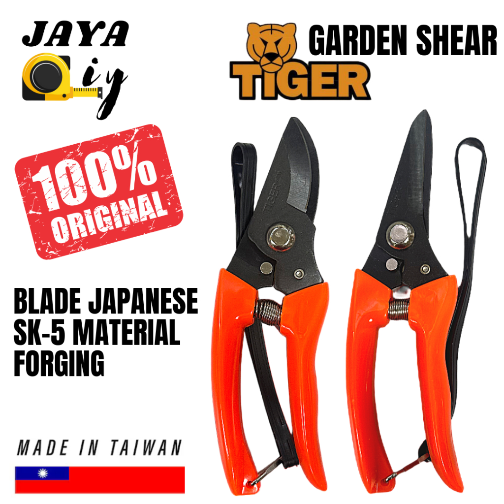 100% [ORIGINAL] TIGER 700# 702# flower cutter / garden cutter / gunting ...