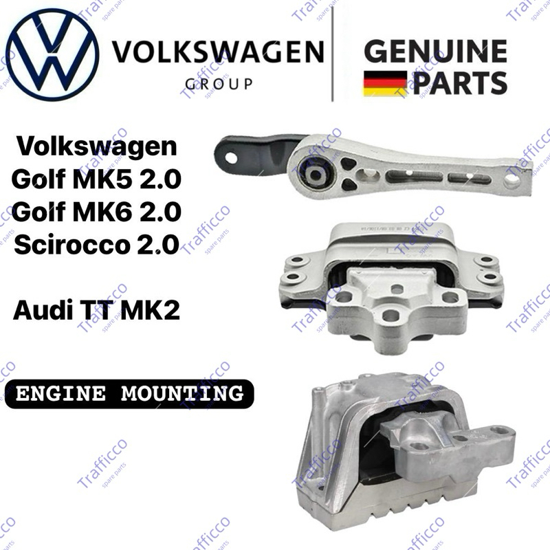 Volkswagen VW MK5 MK6 2.0 GTI Scirocco 2.0 Audi TT MK2 Engine Mounting ...