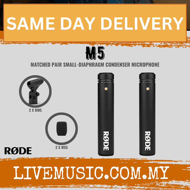 Rode M5 Matched Pair Condenser Microphone ( M5MP / M5-MP ) | Shopee ...