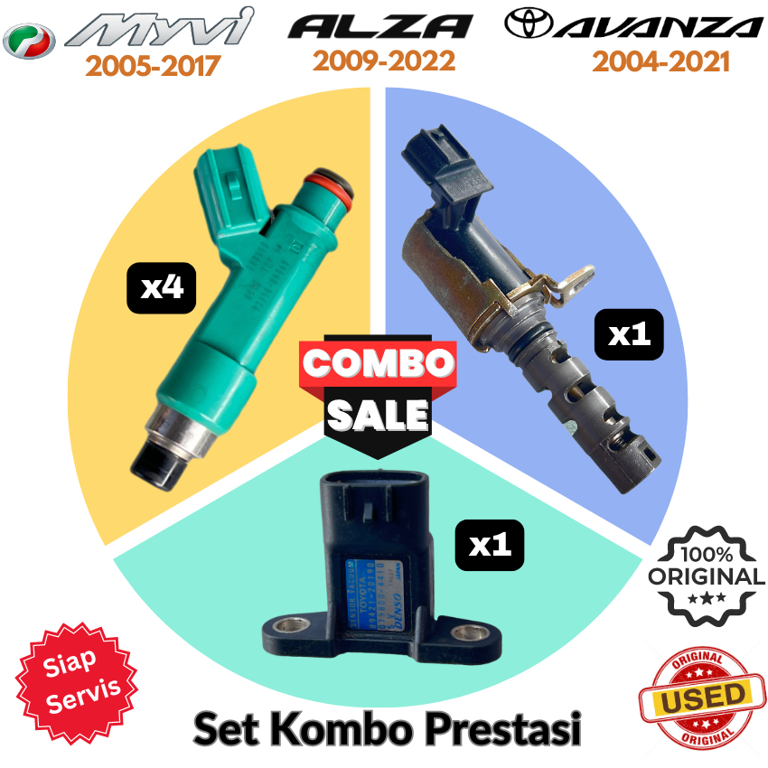 Performance Combo Set Fit For Myvi Alza Avanza with Fuel Injector ...