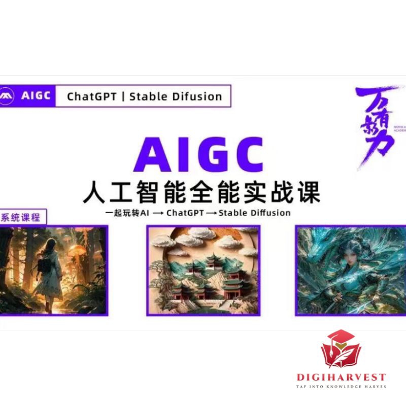 人工智能246@7-128 AIGC人工智能全能实战课，一起玩转Al-GPT-Stable Diffusion | Shopee Malaysia