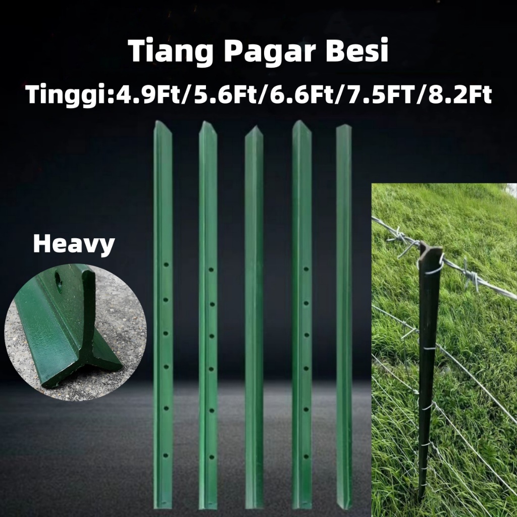 4.9ft 5.6ft 6.6ft 8.2ft Fence Column Pagar Cyclone Column Triangle ...