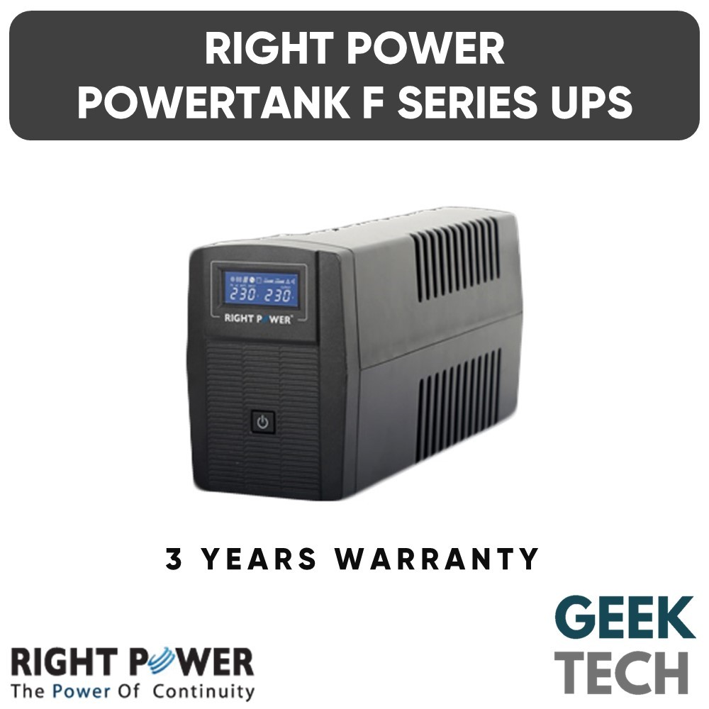 RIGHTPOWER PowerTank F Series UPS Uninterruptible Power Supply with ...