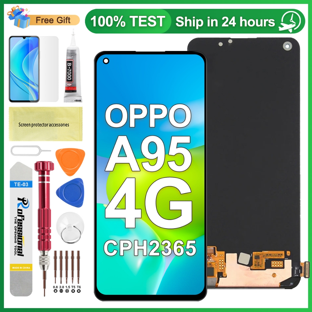[Original] LCD OPPO A95 4G 5G CPH2365/A74 4G CPH2219/F19 PRO CPH2285/RENO 5F/RENO 6 Lite/NORD ...