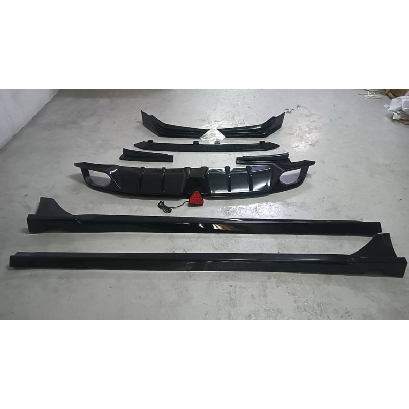 Honda Civic FE 2022 Body Kit Car Diffuser Front Lip Side Lip Rear Lip ...