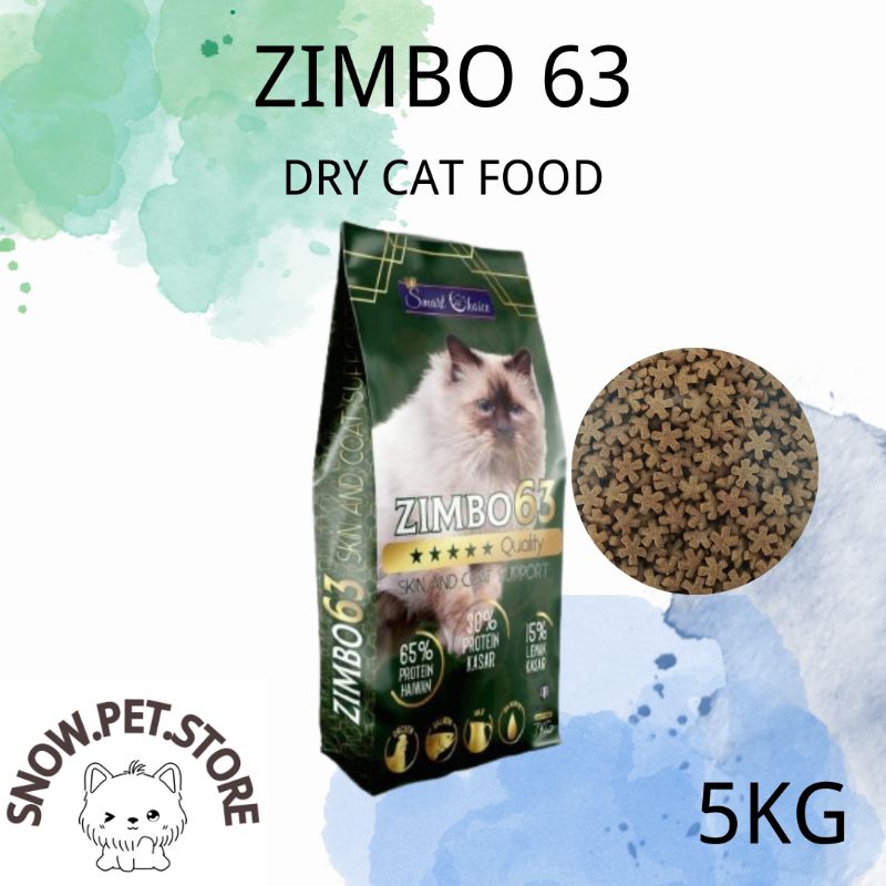 SMART CHOICE ZIMBO 63 CAT FOOD(5KG) (CHICKEN&SALMON) | Shopee Malaysia